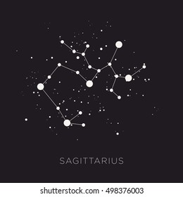 Star Constellation Zodiac Vector Stock Vector (Royalty Free) 498376003 ...