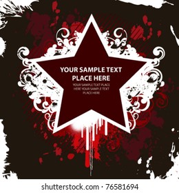 Star Cover Design Stock Vector (Royalty Free) 76581694 | Shutterstock