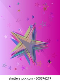 Star Design Template Stock Vector (Royalty Free) 605876279 | Shutterstock