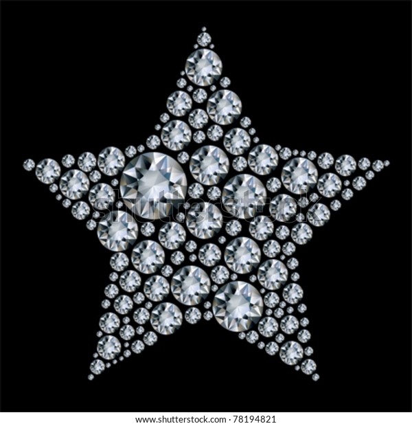 Star Diamonds Stock Vector (Royalty Free) 78194821