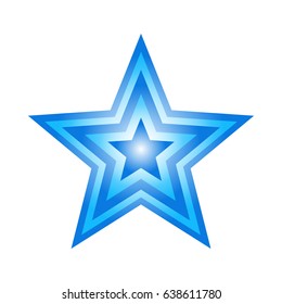 Star Element Design Isolated On Bright Stock Vector (Royalty Free ...