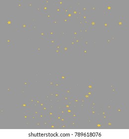 Star Falling Print Gold Gray Starry Stock Vector (Royalty Free ...
