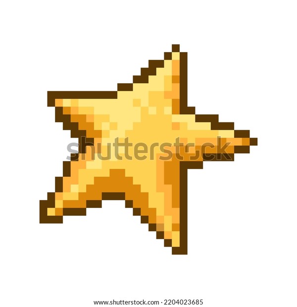 Star Game Icon Pixel Art 8: เวกเตอร์สต็อก (ปลอดค่าลิขสิทธิ์) 2204023685 ...