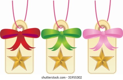 Star Gift Tags Stock Vector (Royalty Free) 31955302 | Shutterstock