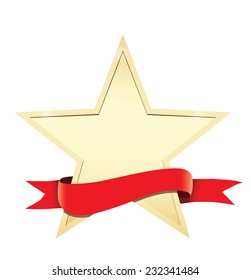 Gold Star Label Stock Vector (Royalty Free) 269277524 | Shutterstock
