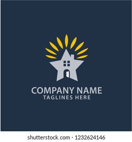Star House Logo Stock Vector (Royalty Free) 1232624146 | Shutterstock