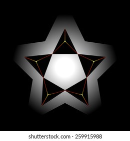 Merkaba Star David Mysticism Sacred Geometry Stock Vector (Royalty Free ...