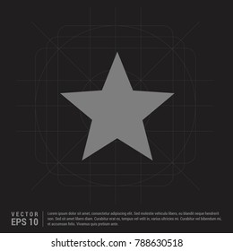 Star Icon Black Creative Background Free Stock Vector (Royalty Free ...