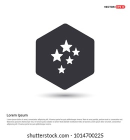 Star Icon Hexa White Background Icon: vector de stock (libre de ...