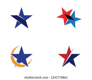 National Flags Star Collection Multiple Contries Stock Vector (Royalty ...