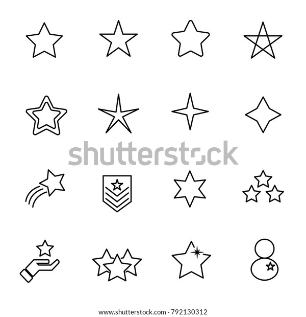 83,748 imágenes de Thin line star - Imágenes, fotos y vectores de stock ...