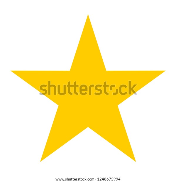 Star Icon Trendy Flat Favorite Design Stock Vector (Royalty Free ...