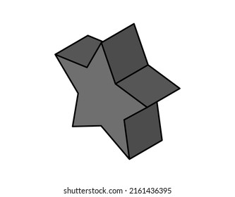 1,750 3d star isometric logo Images, Stock Photos & Vectors | Shutterstock