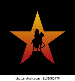 Star Knight Logo Stock Vector (Royalty Free) 1131082979 | Shutterstock
