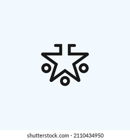 Star Lab Logo Design Vector Illustration Stock Vector (Royalty Free ...