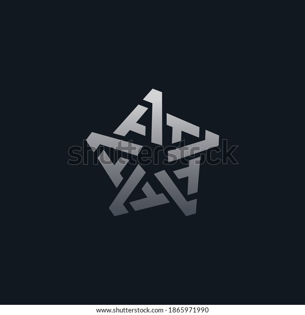 Star Letter Logo Design Stock Vector (Royalty Free) 1865971990 ...