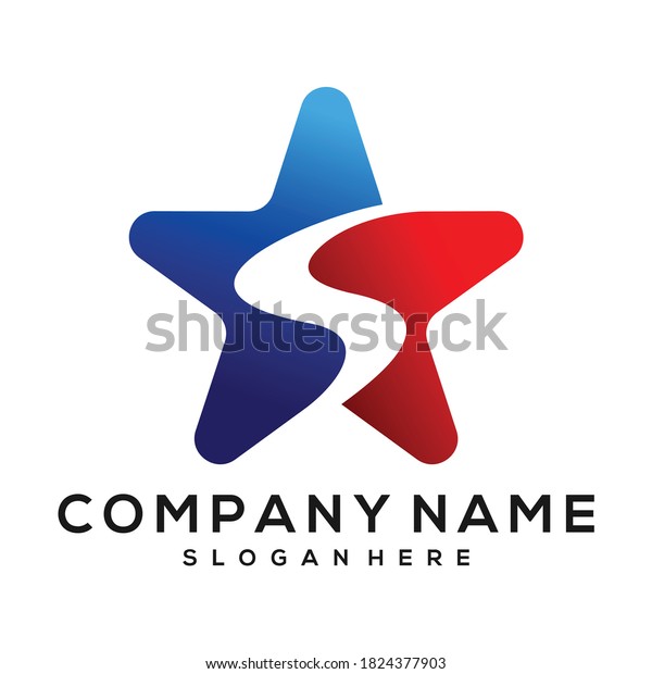 Star Letter S Vector Star Logo Stock Vector (Royalty Free) 1824377903 ...
