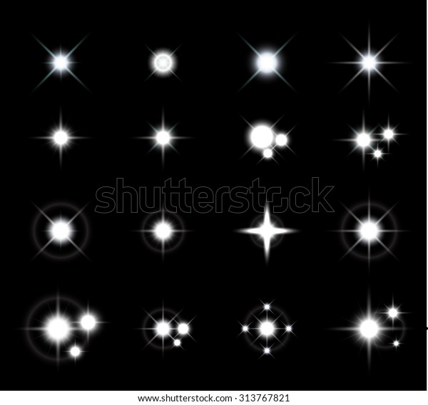 Star Light Vector Sets Stock Vector (Royalty Free) 313767821 | Shutterstock