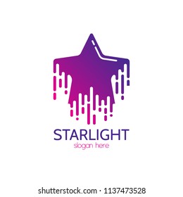 Star Logo Design Template Starlight Icon Stock Vector (Royalty Free ...