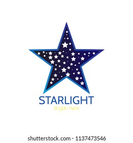 Star Logo Design Template Starlight Icon Stock Vector (Royalty Free ...