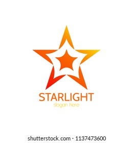 Star Logo Design Template Starlight Icon Stock Vector (Royalty Free ...