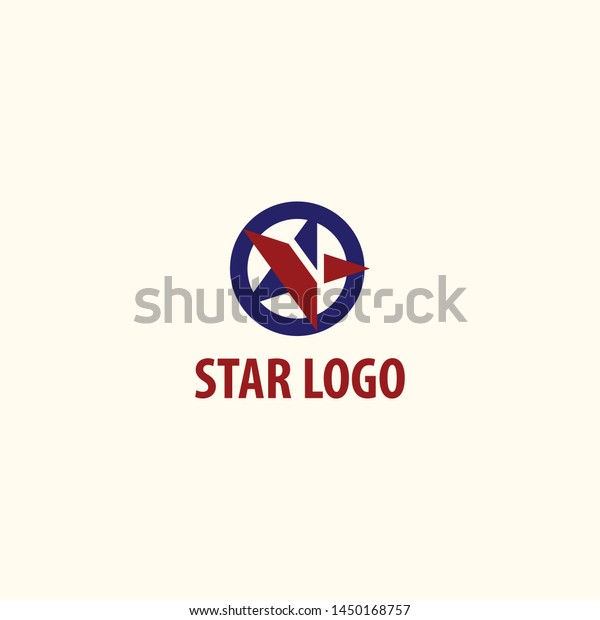 Star Logo Generic Design Your Company: vector de stock (libre de ...
