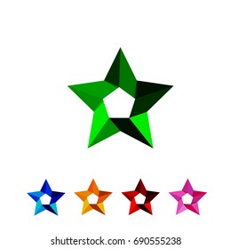 Star Paper 3d Stock Vector (Royalty Free) 690555238 | Shutterstock
