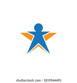 Star People Logo Vector Icon Design Stock Vector (Royalty Free ...