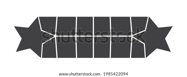 Star Photo Collage Frames Template Family Stock Vector (Royalty Free ...
