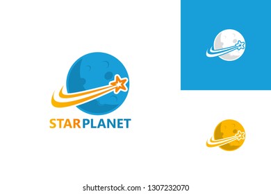 Star Planet Logo Template Design Vector Stock Vector (Royalty Free ...