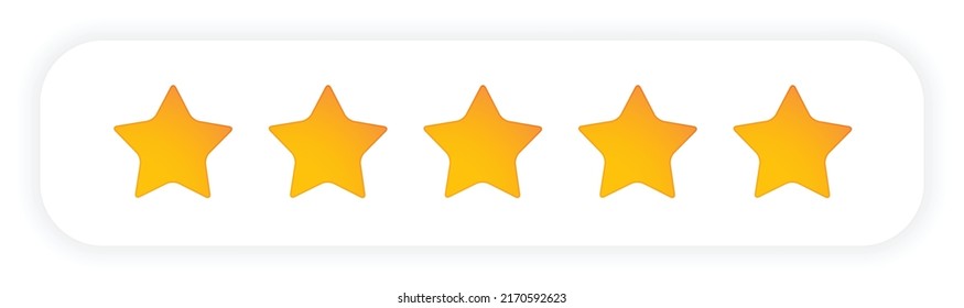 Star Rating Symbol Design Vector Stock Vector (Royalty Free) 2170592623 ...