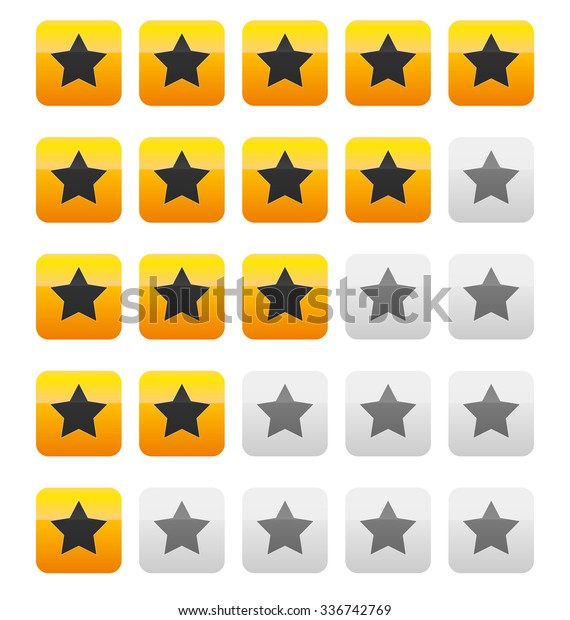 Star Rating Vector Star Rating Wih Stock Vector (Royalty Free ...