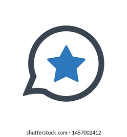 Star Review Icon Vector Graphics Stock Vector (Royalty Free) 1457002412