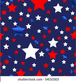 Stars Stripes Seamless Pattern Stock Vector (Royalty Free) 139671919 ...