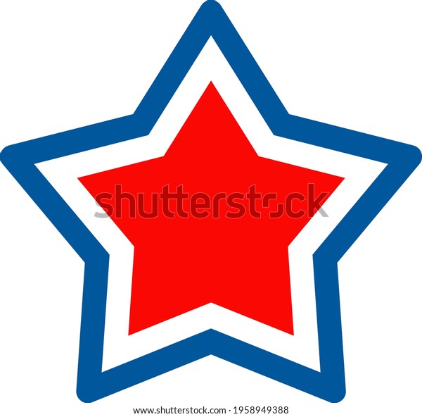 Star Shape Badge Logo Award Icon Stock Vector (Royalty Free) 1958949388 ...