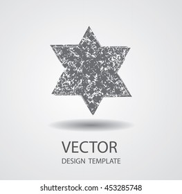 Star Shape Label Design Stock Vector (Royalty Free) 453285748 ...