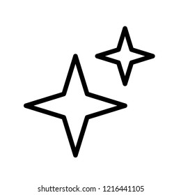 Star Shine Icon Vector Template Stock Vector (Royalty Free) 1216441105 ...