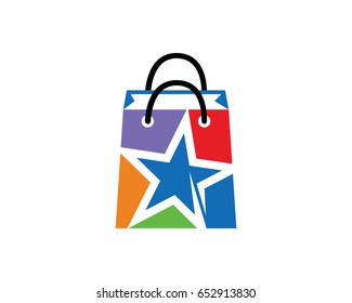 Star Shop Logo Template Design Vector Stock Vector (Royalty Free ...