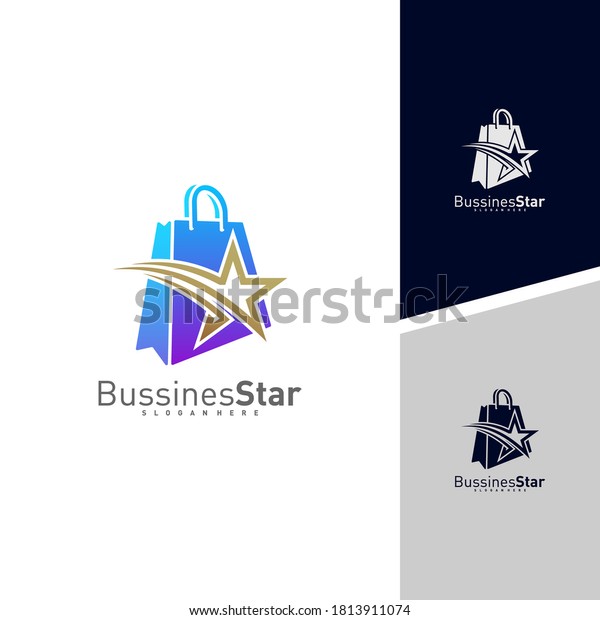 Star Shop Logo Template Design Vector Stock Vector (Royalty Free ...