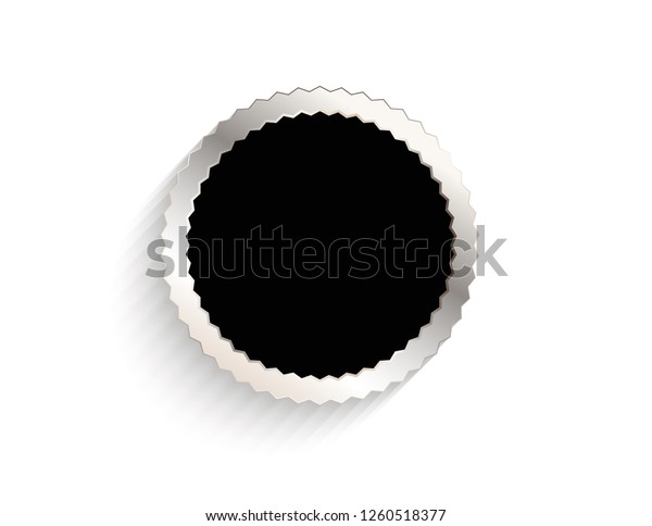 Star Sticker Empty Stock Vector (Royalty Free) 1260518377 | Shutterstock