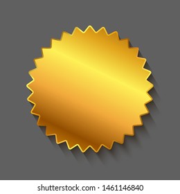 Star Sticker Icon Empty Decor Stock Vector (Royalty Free) 1461146840 ...