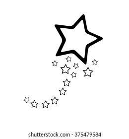Star Tattoo Stock Vector (Royalty Free) 375479584 | Shutterstock