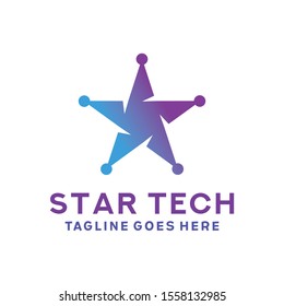 Star Tech Logo Design Inspiration Business Stock Vector (Royalty Free ...