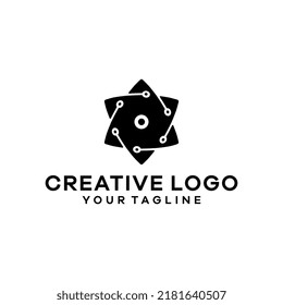 Star Tech Logo Vector Illustration Isolated Stock Vector (Royalty Free ...