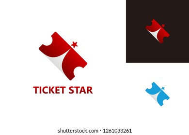 Star Ticket Logo Template Design Vector Stock Vector (Royalty Free ...