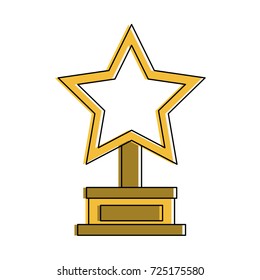 Star Trophy Icon Image Stock Vector (Royalty Free) 725175580 | Shutterstock