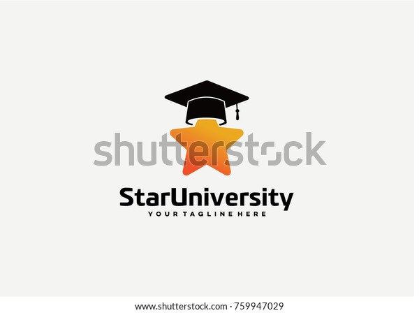 Star University Logo Template Design Creative Stock Vector (Royalty ...