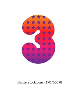Star Vector Alphabet Number Stock Vector (Royalty Free) 190755098 ...