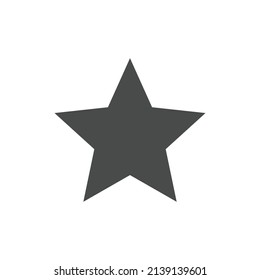 Star Vector Icon Simple Pictogram Stock Vector (Royalty Free ...