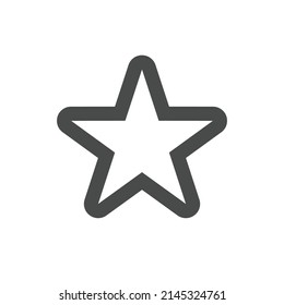 Star Vector Icon Simple Pictogram Stock Vector (Royalty Free ...